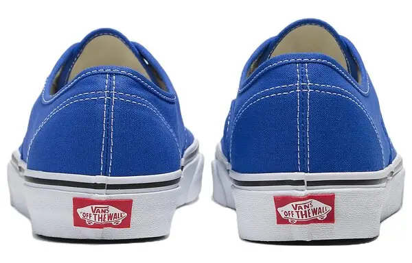 VANS Authentic Low Top Lace-up Sneakers - Blue/white