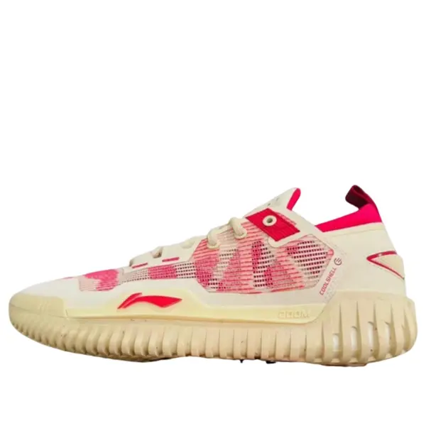 LI-NING Badfive 3 Low Sneakers - Beige/pink