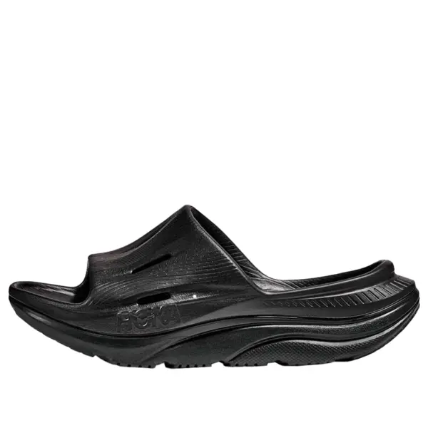 Hoka One One Ora Recovery Slides 3 - Black