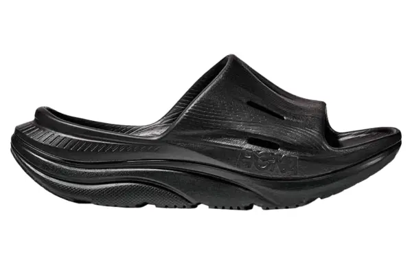 Hoka One One Ora Recovery Slides 3 - Black