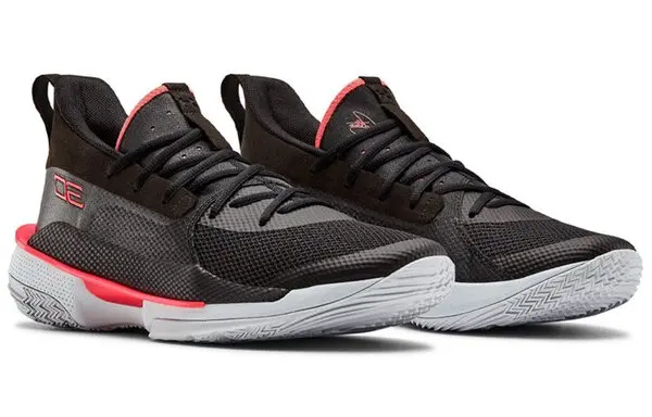 Under Armour Curry "beta Red" Sneakers - Black