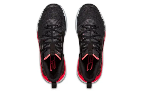 Under Armour Curry "beta Red" Sneakers - Black