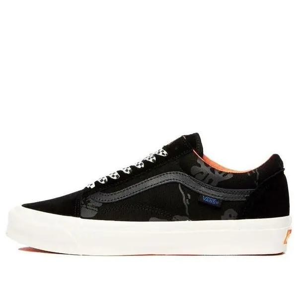 VANS Porter-yoshida & Co. X Og Old Skool Lx 'floral Checkerboard' Sneakers - Black