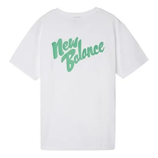 NEW BALANCE Back Alphabet Printing Short Sleeve Couple Style