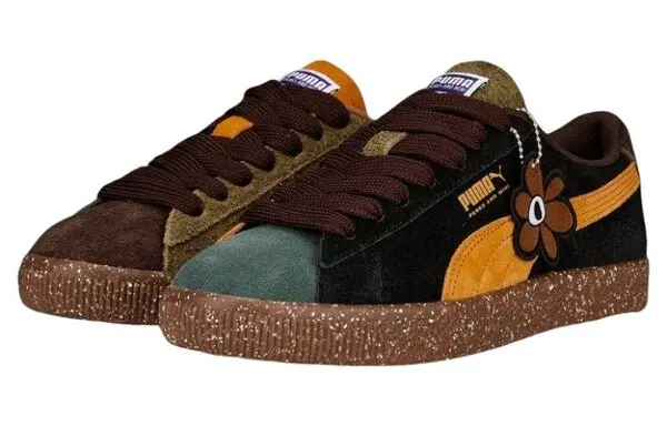PUMA Perks And Mini X Suede Vintage Bio/verse Sneakers - Black/brown