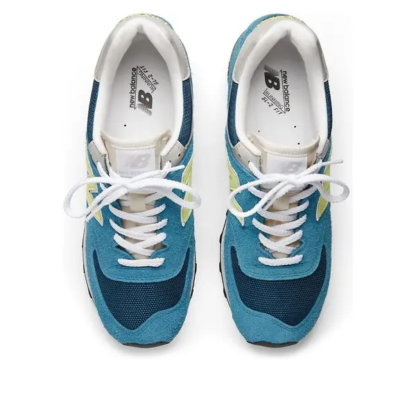 NEW BALANCE 576 Made In Uk 'legion Blue Sunny Lime' Sneakers - Blue/green/navy