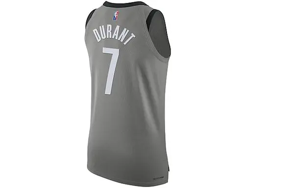 JORDAN Brooklyn Nets Kevin Durant Jersey - Grey