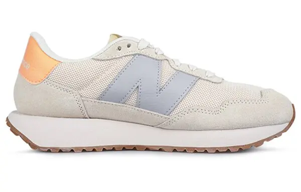 NEW BALANCE 237 "angora Light Mango" Sneakers - Beige/light Blue/orange