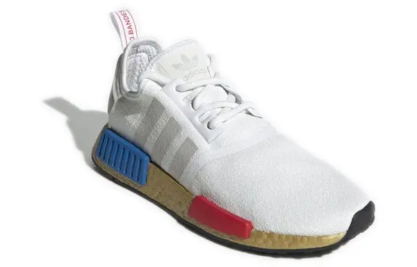 Adidas Nmd_r1 'og Gold Boost' Low Top Sneakers - White