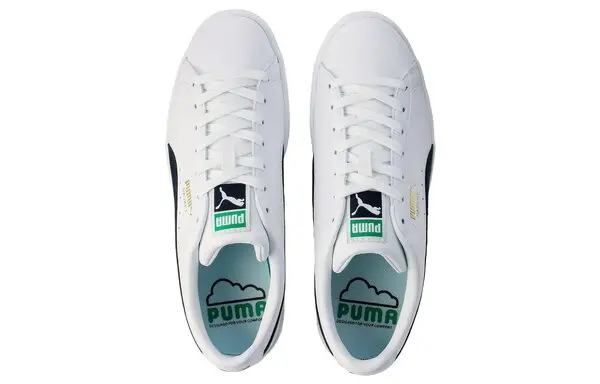 PUMA Basket Lite Sneakers - White/black
