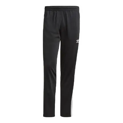 Adidas Originals Logo Pattern Loose Straight Sports Pants/trousers/joggers Black - Default Color
