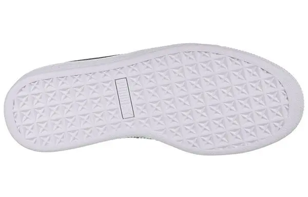 PUMA Basket Heart Patent Sneaker - Silvergray
