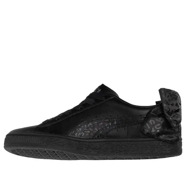 PUMA Basket "bow Leopardlow Top Sneakers - Black