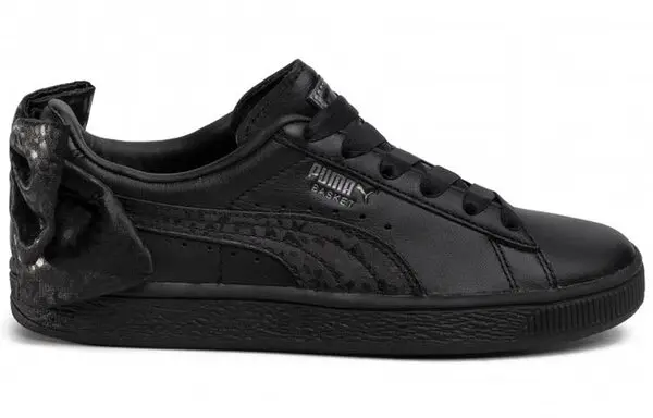 PUMA Basket "bow Leopardlow Top Sneakers - Black