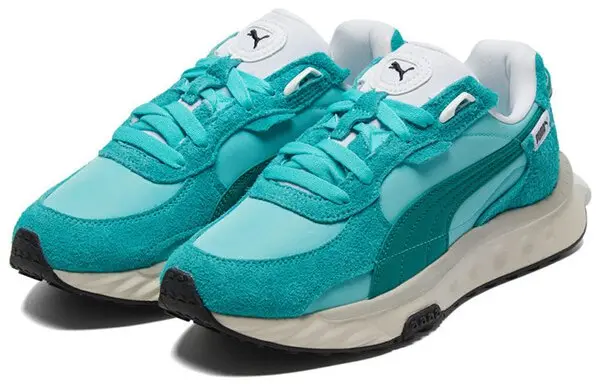 PUMA Wild Rider Vintage Athletic Sneakers - Green