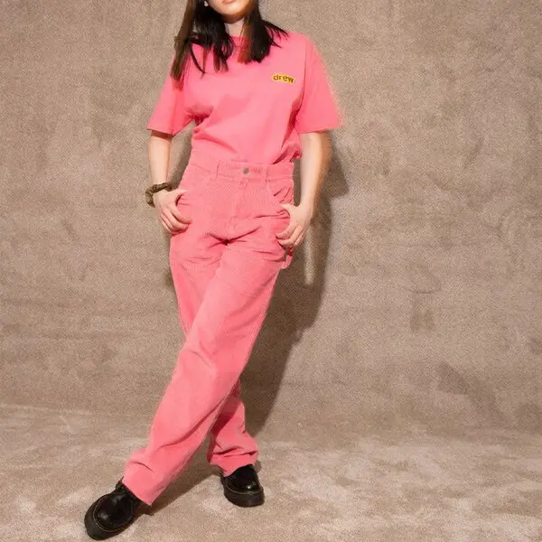Drew House Doodle Joy T-shirt 'hot - Pink