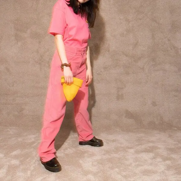 Drew House Doodle Joy T-shirt 'hot - Pink
