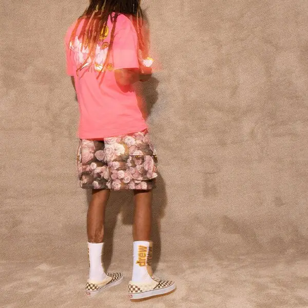Drew House Doodle Joy T-shirt 'hot - Pink