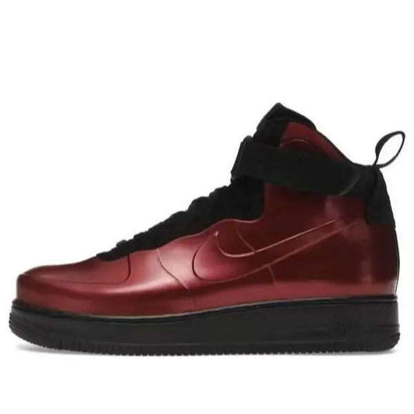 Nike Force 1 High 'foamposite' Sneakers - Red/black
