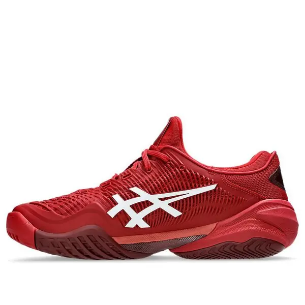 Asics Court Ff 3 Novak Tennis Sneakers - Red/white/brown
