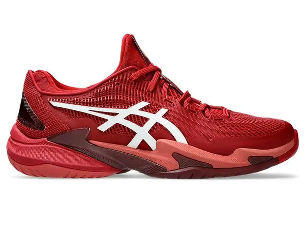 Asics Court Ff 3 Novak Tennis Sneakers - Red/white/brown