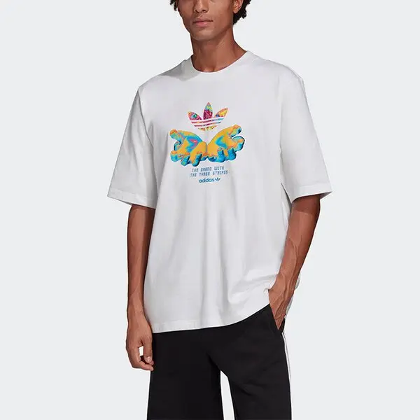 Adidas Originals Graphic Tee Printing Short Sleeve