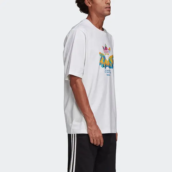 Adidas Originals Graphic Tee Printing Short Sleeve
