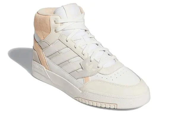 Adidas Drop Step Se Mid Top Sneakers - White/orange