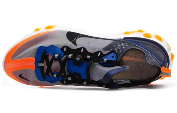 Nike React Element 87 Sneakers - Gray/white/orange