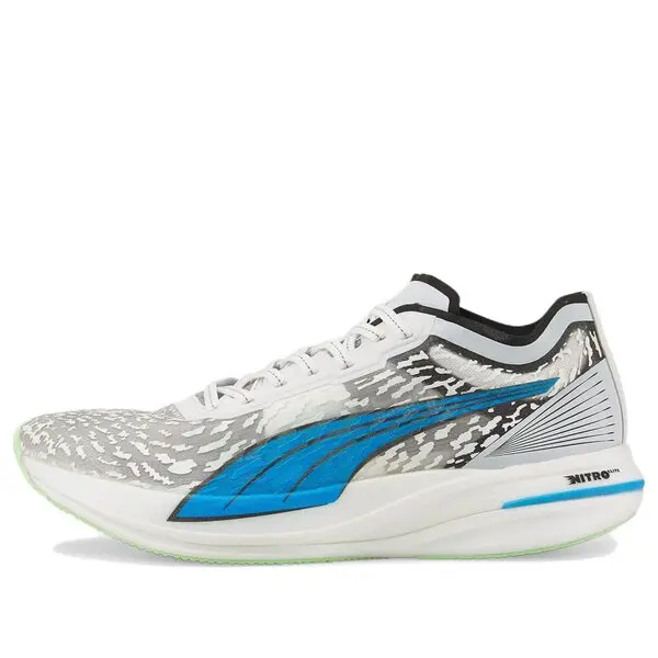 PUMA Deviate Nitro Elite Racer 'wildwash' Sneakers - White/black/blue