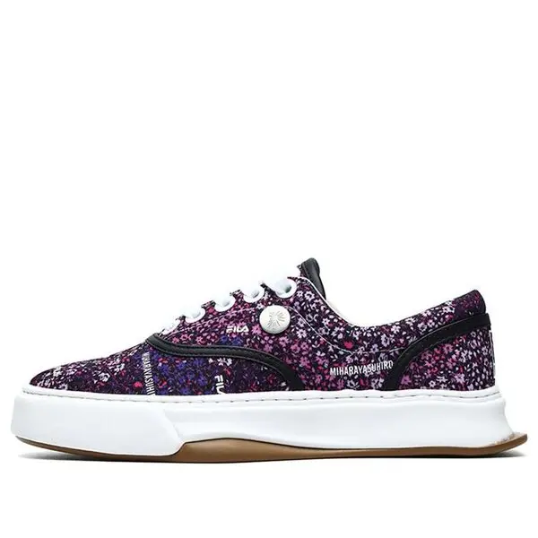 FILA FUSION Canvas Low Top Sneakers - Purple