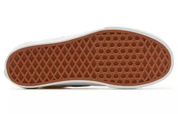 VANS Classic Slip-on Platform Checkerboard Sneakers - Black