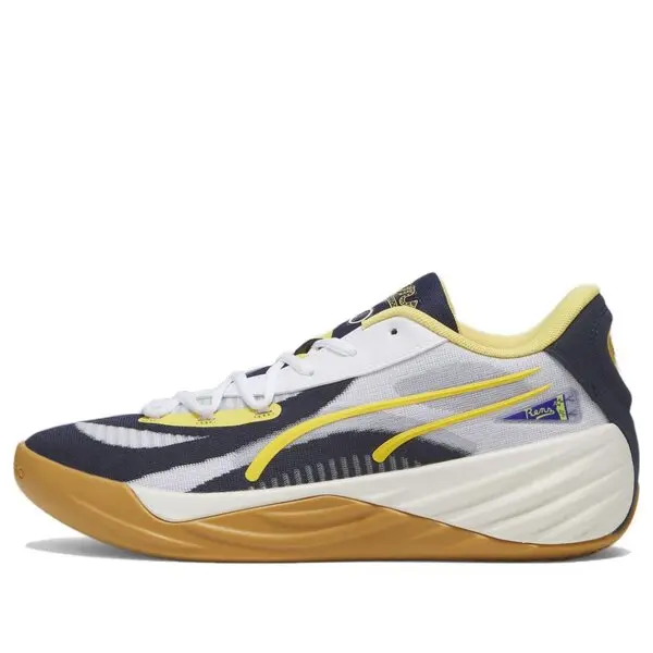 PUMA Black Fives X All Pro Nitro "harlem Rens 100 Year Anniversary" Sneakers - Blue/white