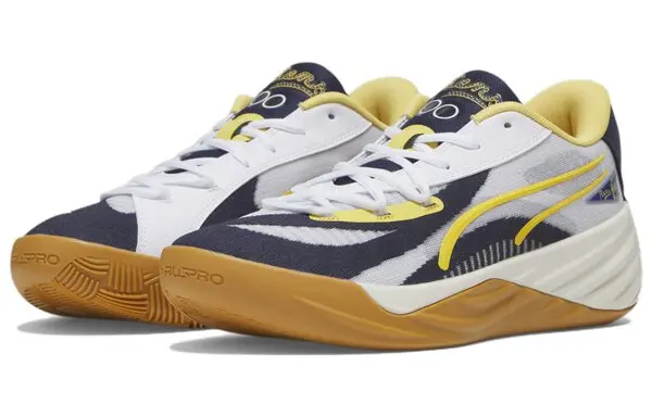 PUMA Black Fives X All Pro Nitro "harlem Rens 100 Year Anniversary" Sneakers - Blue/white