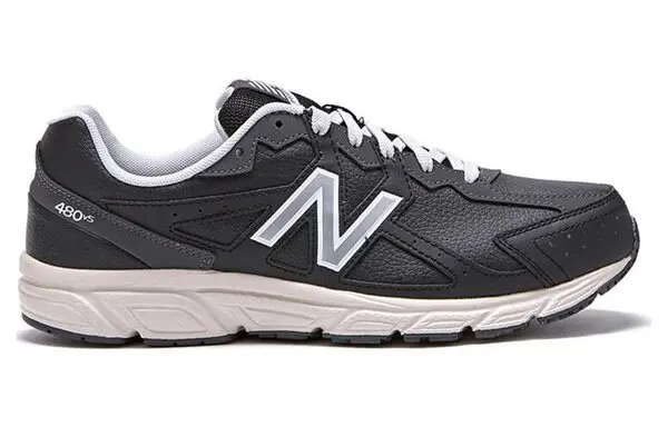NEW BALANCE 480 Athletic Sneakers - White Silver Black