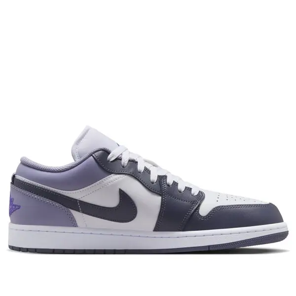 JORDAN Air 1 Low Sneakers - White/purple