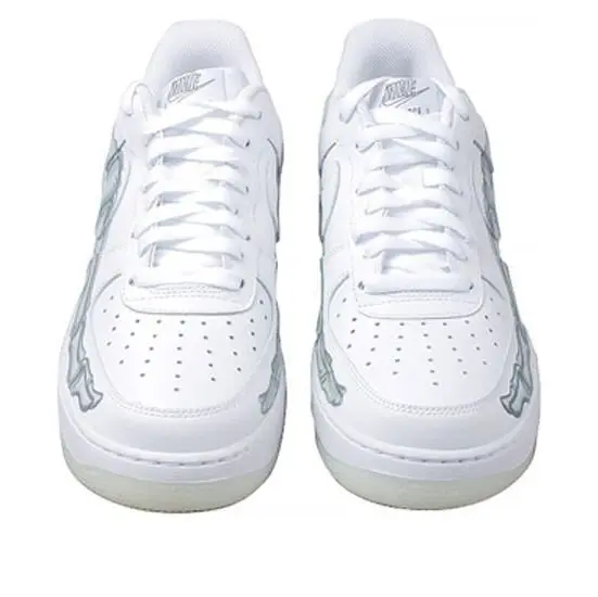 Nike Force 1 Low Qs Skeleton "all Hallows Eve" Sneakers