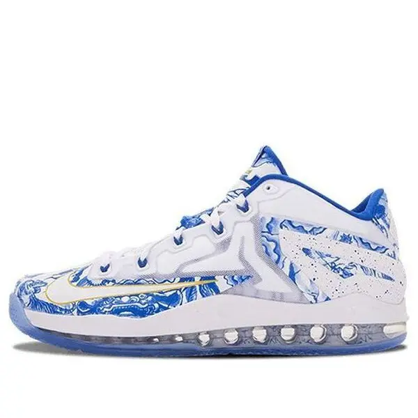 Nike Max Lebron Low 'china' Sneakers - White/blue/goldyellowgold