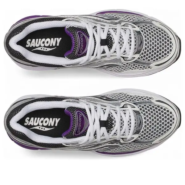Saucony Progrid Omni Athletic Sneakers - Silver/purple