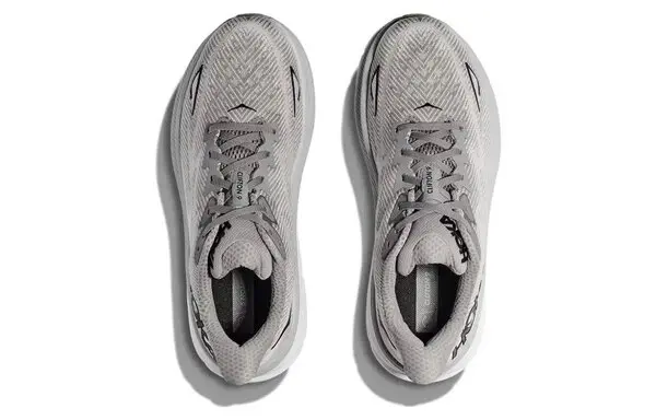 Hoka One One Clifton Athletic Sneakers - Grey/black