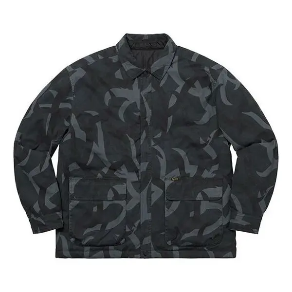 Supreme Reversible Puffy Work Jacket - Black