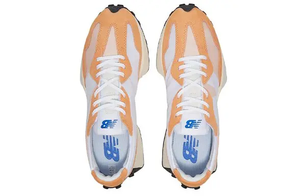NEW BALANCE 327 Low Top Sneakers - Orange/white