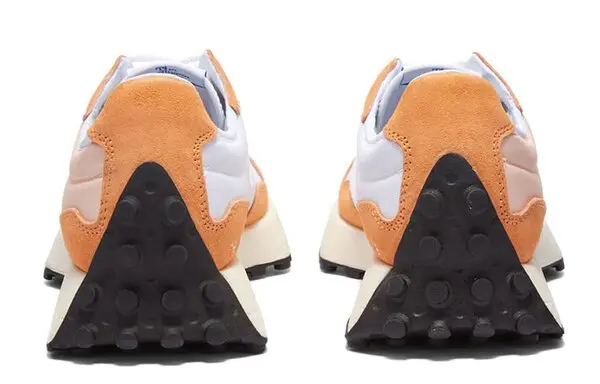 NEW BALANCE 327 Low Top Sneakers - Orange/white