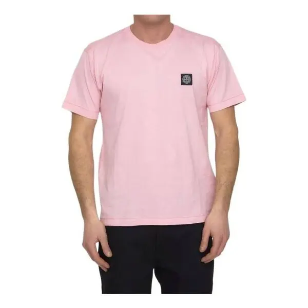 Stone Island Patch T-shirt - Pink