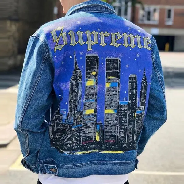 Supreme Painted City Trucker Jacket