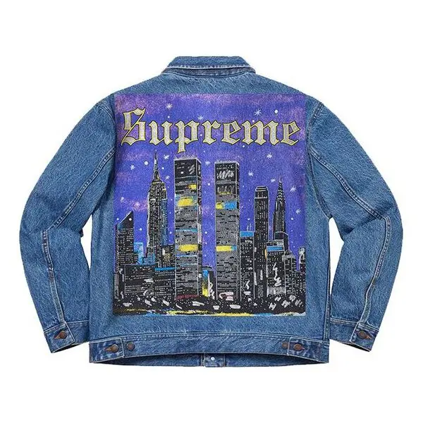 Supreme Painted City Trucker Jacket