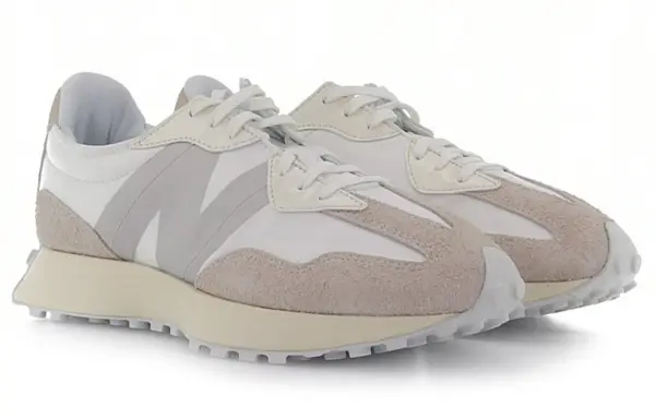 NEW BALANCE 327 Low Top Sneakers - White/grey