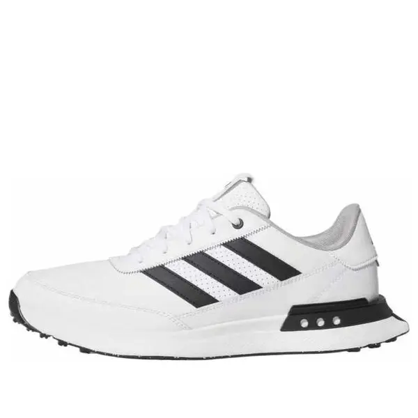 Adidas S2g 24 Leather Spikeless Golf Shoes - White/black