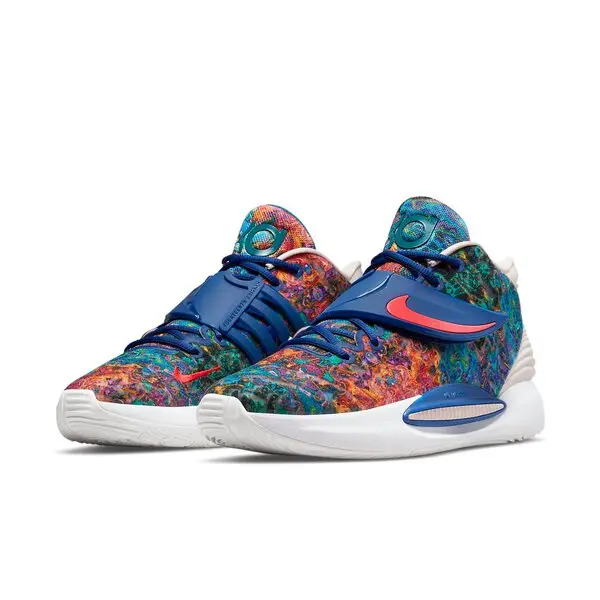 Nike Kd 14 Ep Basketball Sneakers - Blue/pink