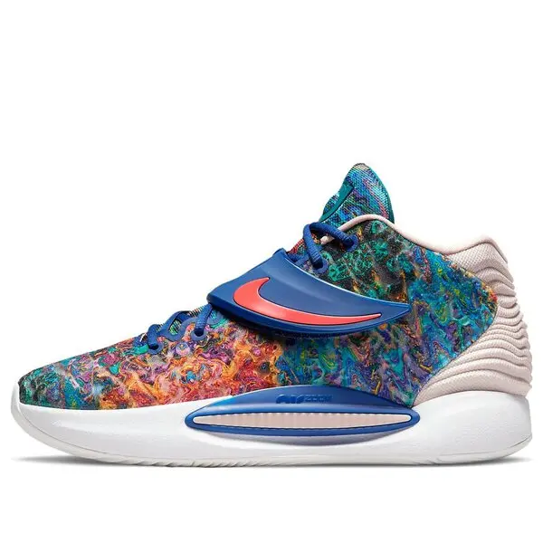 Nike Kd 14 Ep Basketball Sneakers - Blue/pink